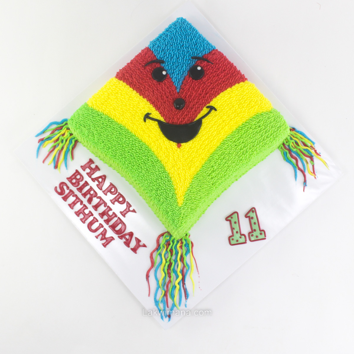 Colorful Kite Birthday Cake - Fun and Festive Celebration Cake, Lakwimana