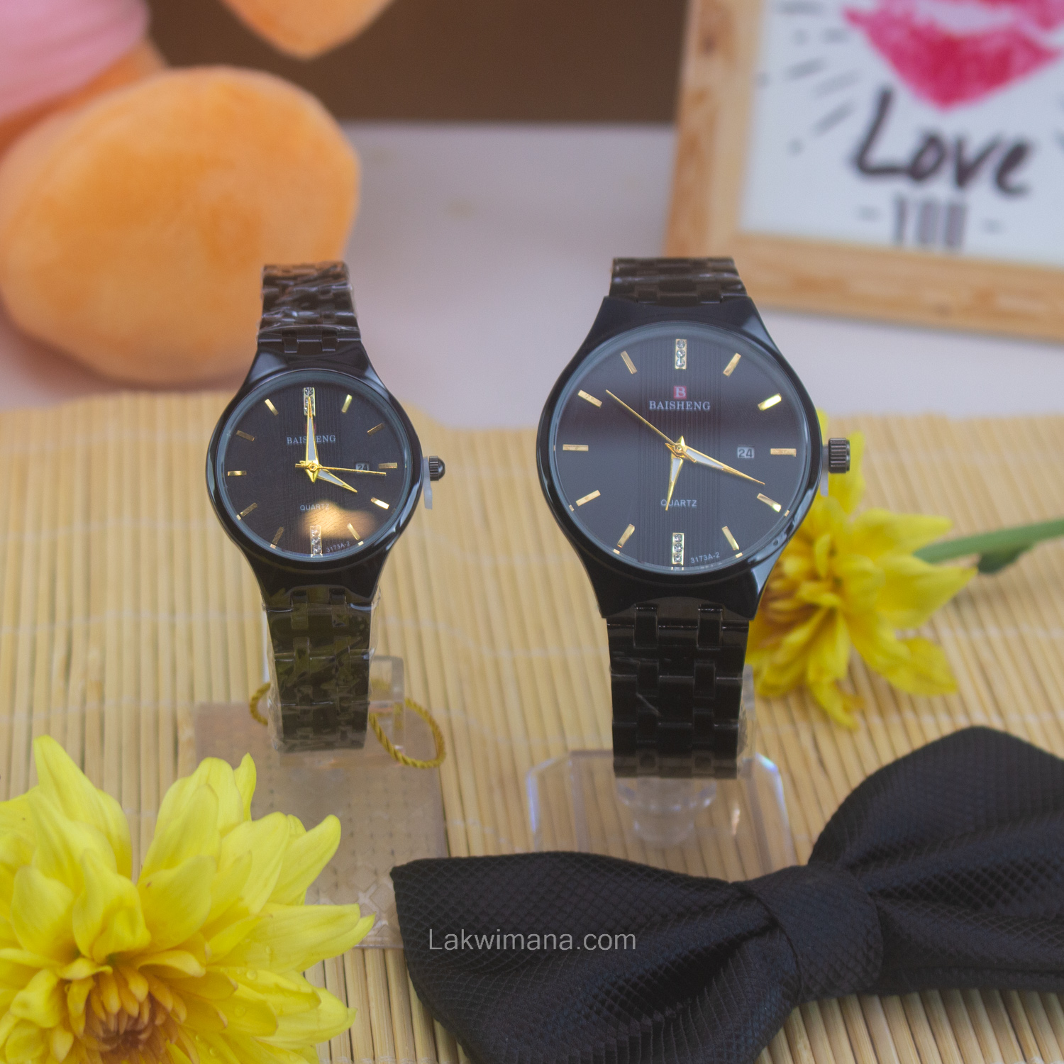 Couple Watch Set C1225 - Perfect Gift for Her, Lakwimana