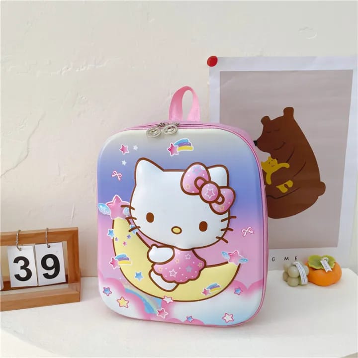 Hello Ketty 3D Cute Stylish Backpack for Kids, Lakwimana