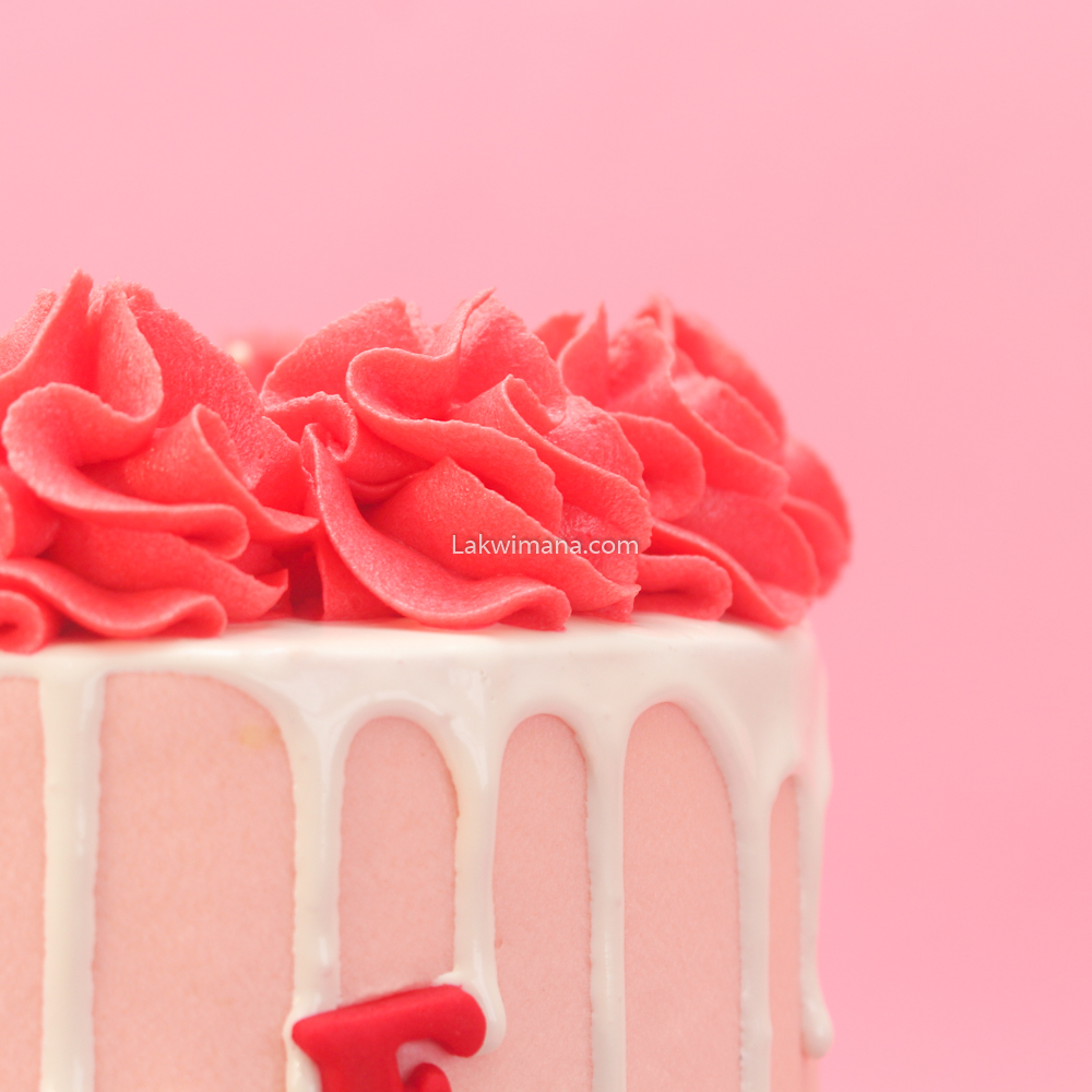 Pink Sprinkles and Drip cake, Lakwimana