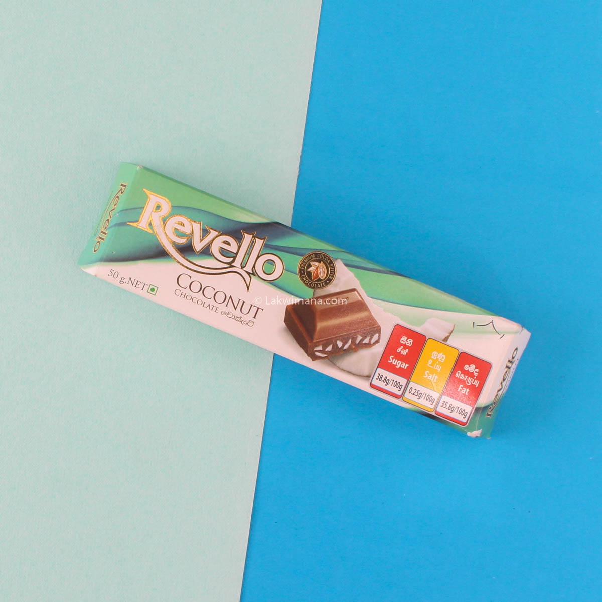 Revello Coconut Chocolate Bar, Lakwimana