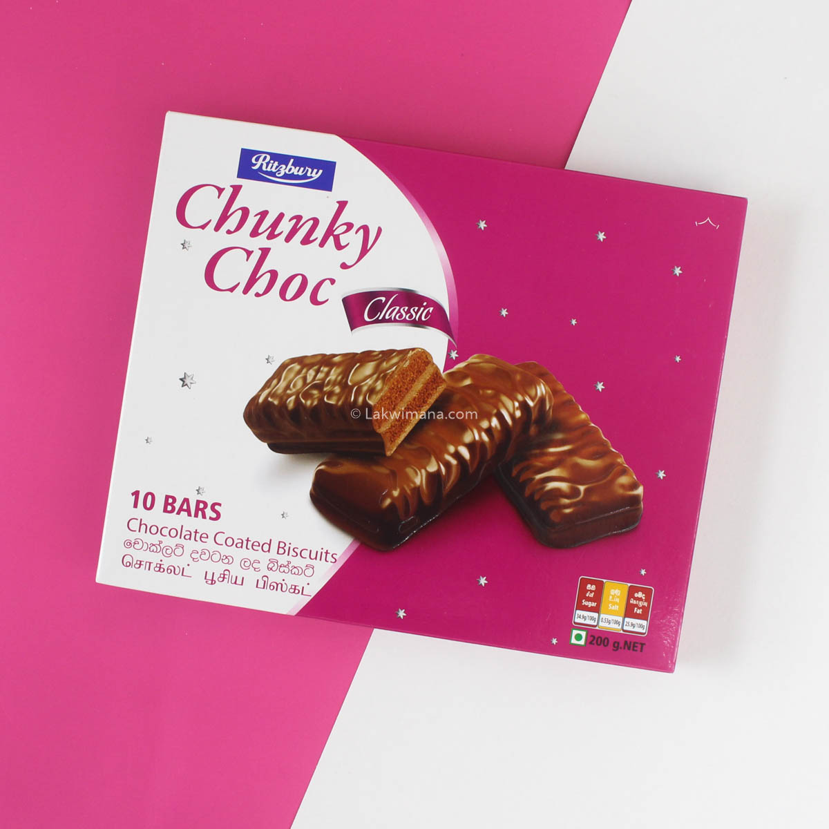 Ritzbury Chunky Choc- 200 g, Lakwimana