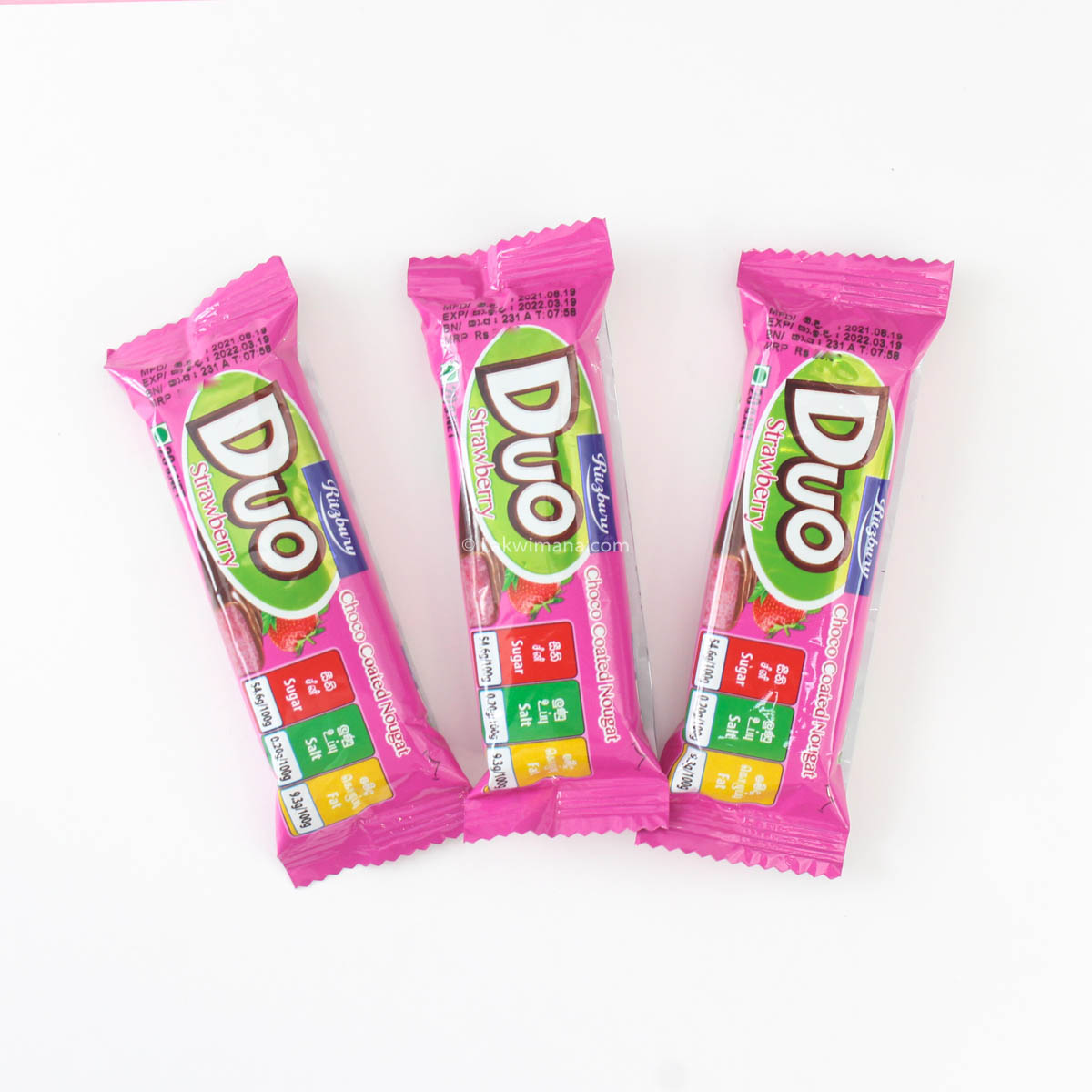 Ritzbury Duo Strawberry - 3pcs, Lakwimana