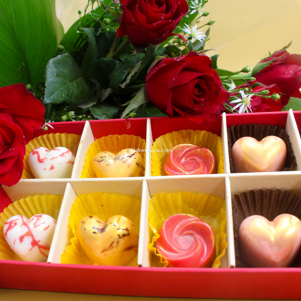 Romantic Handmade Chocolate Box, Lakwimana