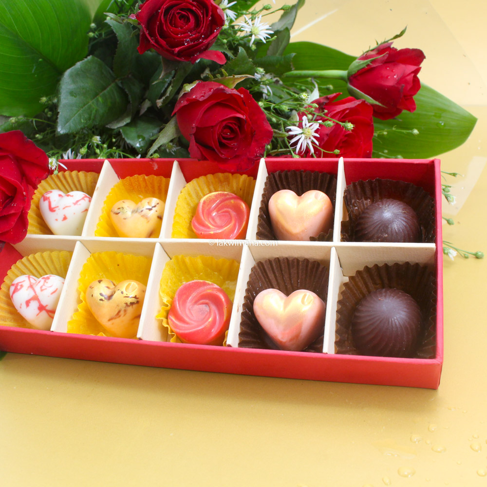 Romantic Handmade Chocolate Box, Lakwimana