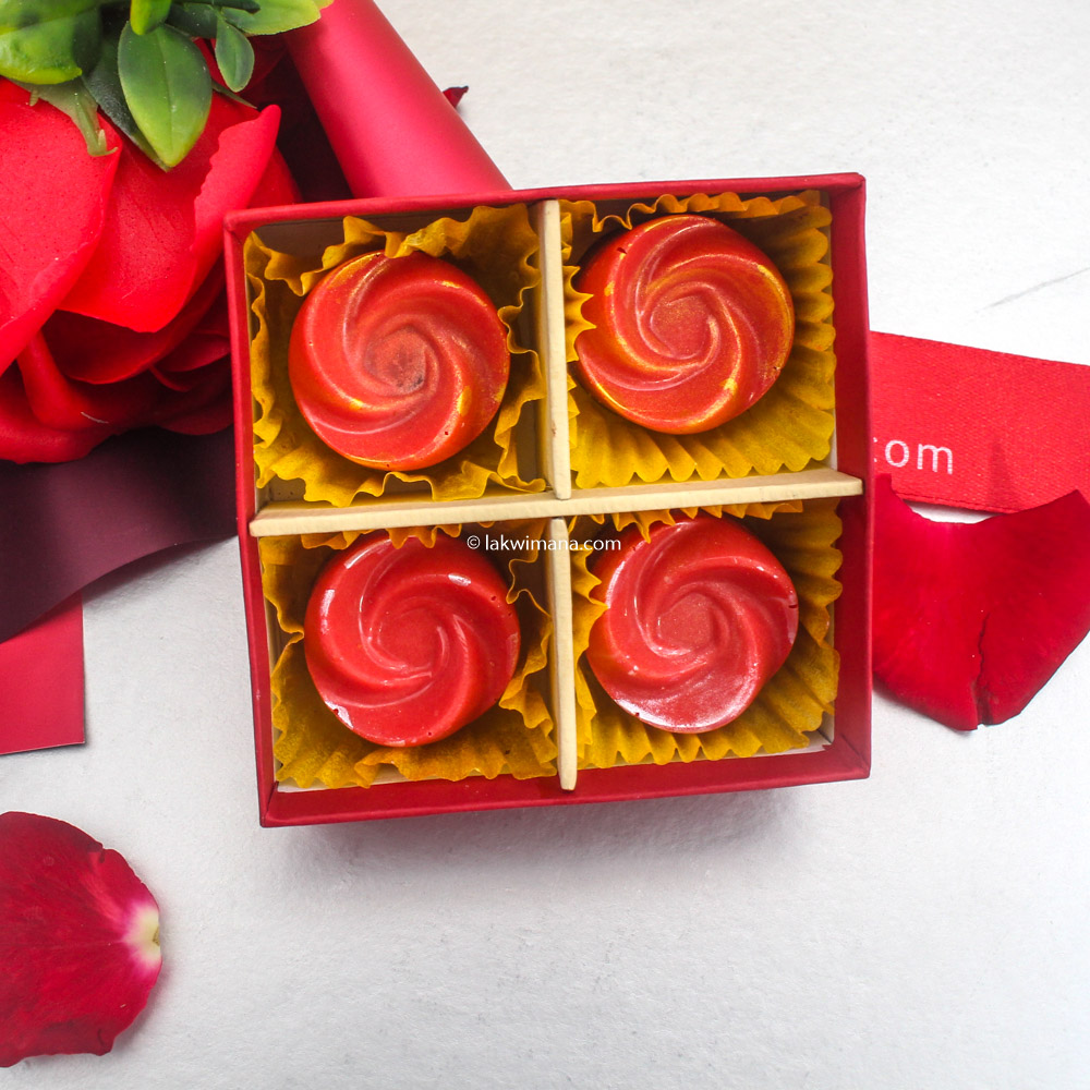 Rosy Handmade 4pc Chocolate Box, Lakwimana