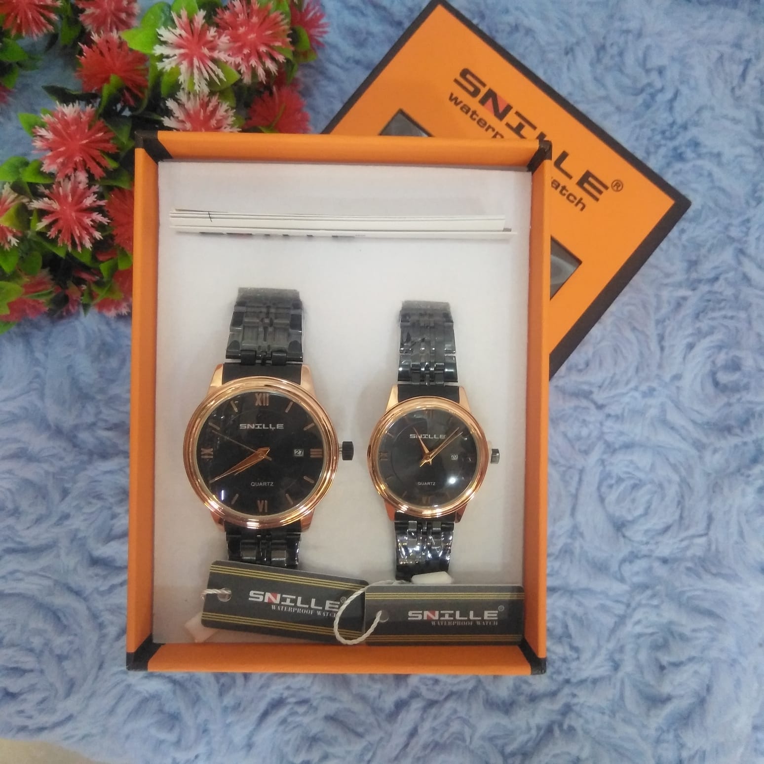 SNILLE Black Couple Watch, Lakwimana